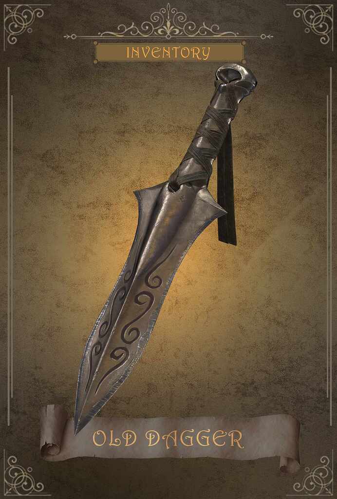 Old dagger - ZBrushCentral
