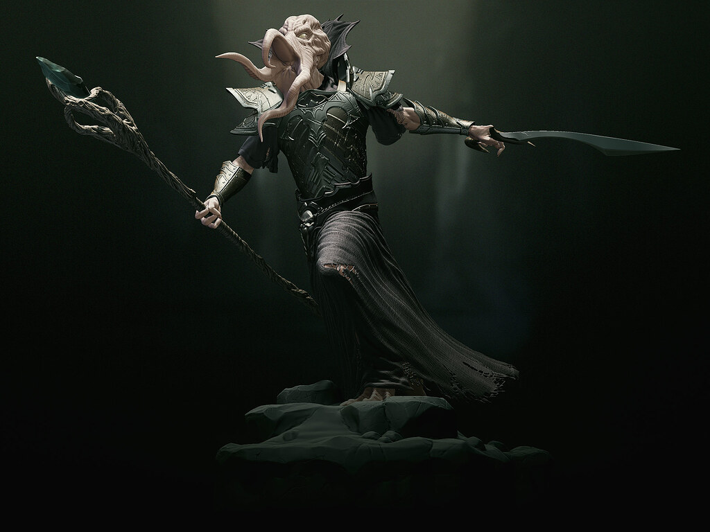 Mind Flayer Warlock - ZBrushCentral