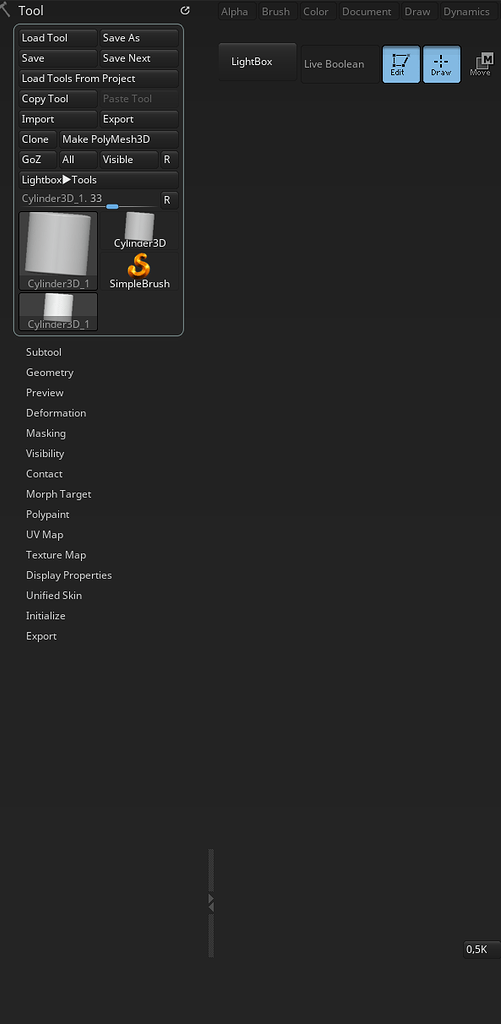 Custom Sub-Pallet Disappearing - ZBrushCentral