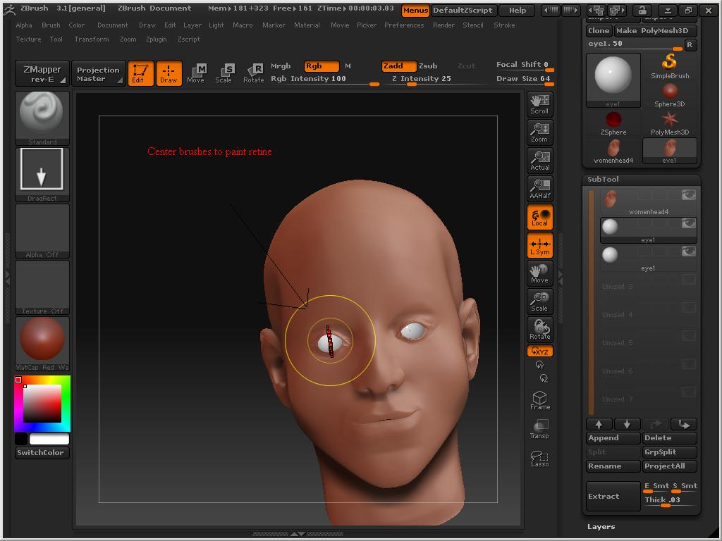 NEWBIE QUESTION (changing axis brushes) - ZBrushCentral
