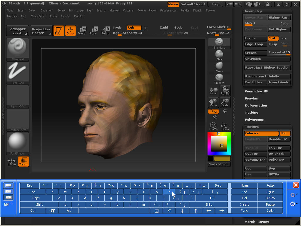 polypaint to texture strange spots - ZBrushCentral