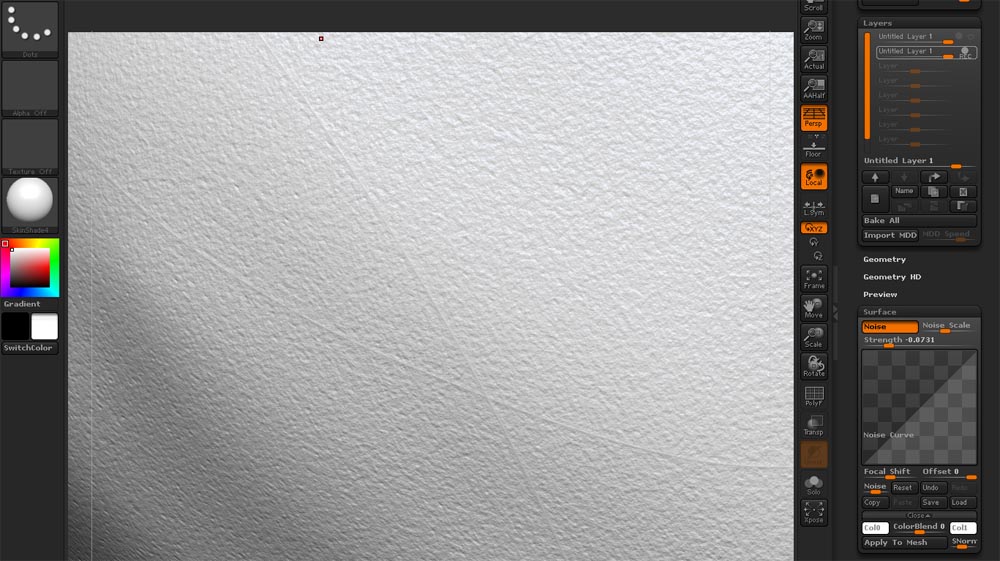 Surface noise seams problem - ZBrushCentral