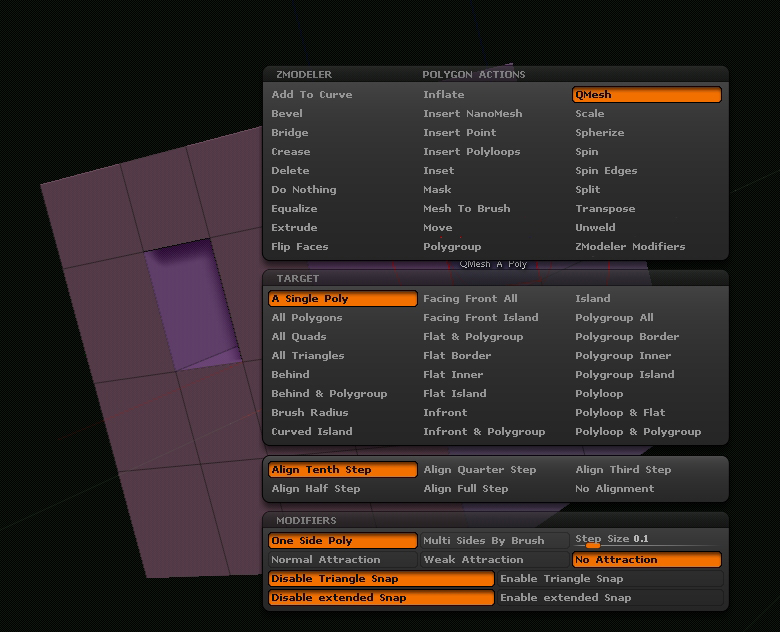 ZModeler Leaves Shell When Push Deleting Polygons ZBrushCentral