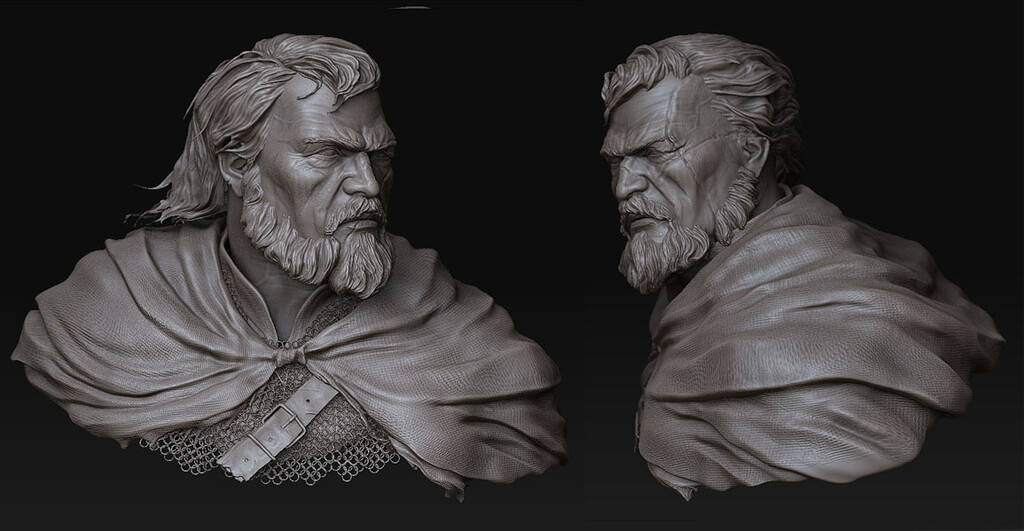 Logen (The bloody Nine) - Head study - #59 by TheBloodyNine - ZBrushCentral