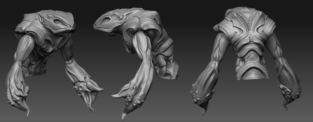 Fish Creature speed sculpt - ZBrushCentral