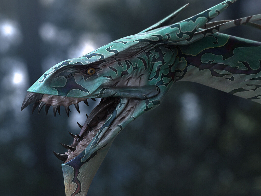 my avatar banshee(up data in page 2) - ZBrushCentral