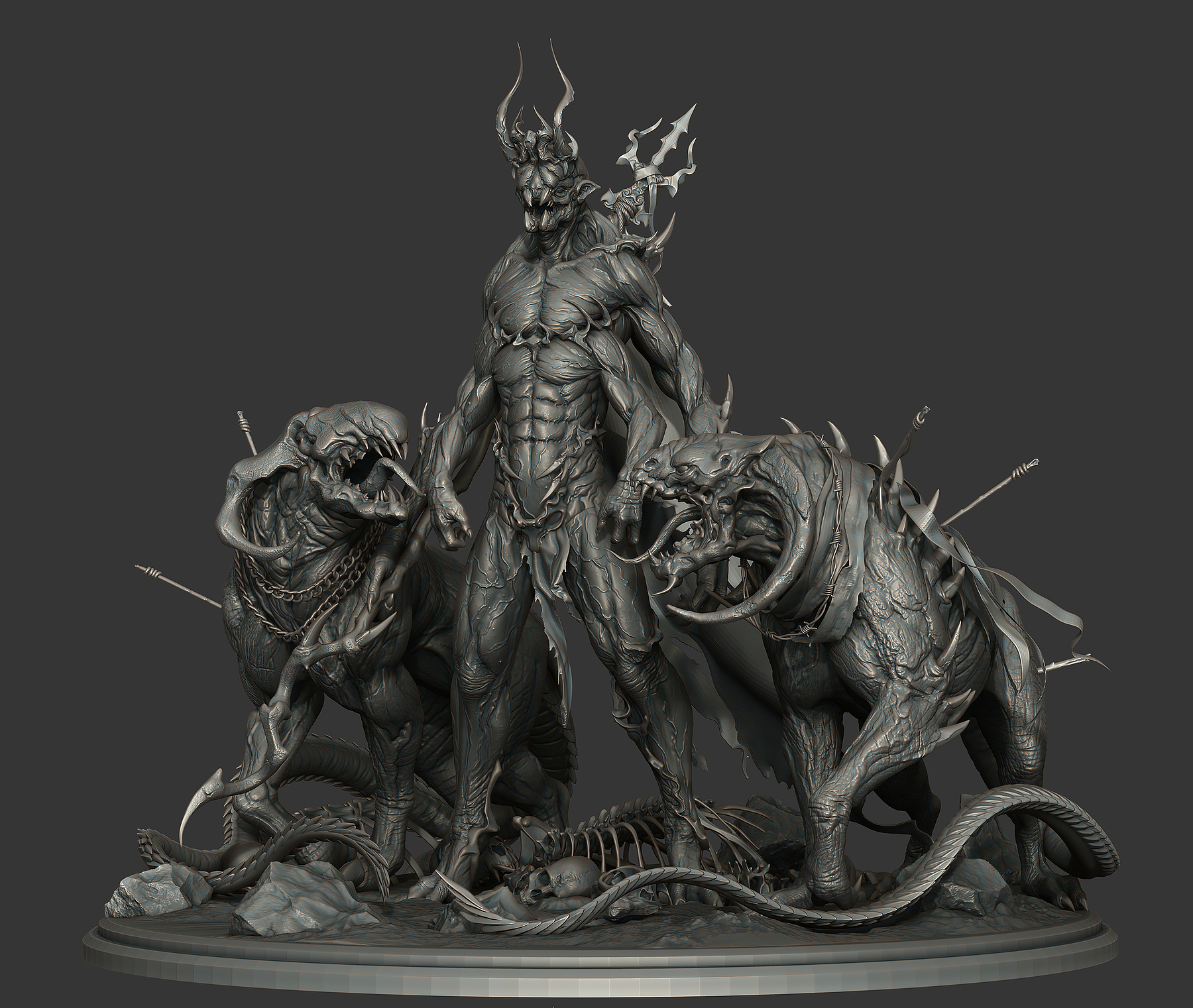 Aeshma ( the demon of wrath ) - ZBrushCentral