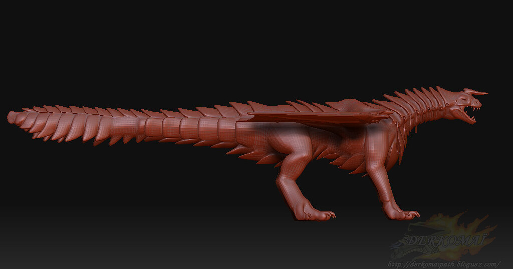 A new dragon-Leptonènn - ZBrushCentral