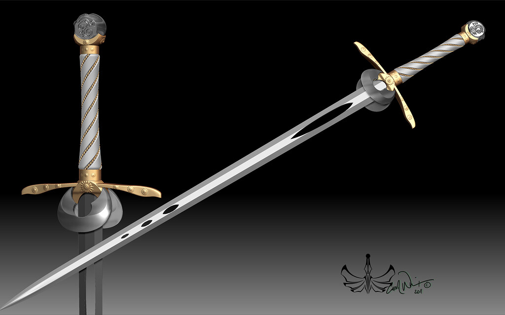 The sword of Gabriel - ZBrushCentral