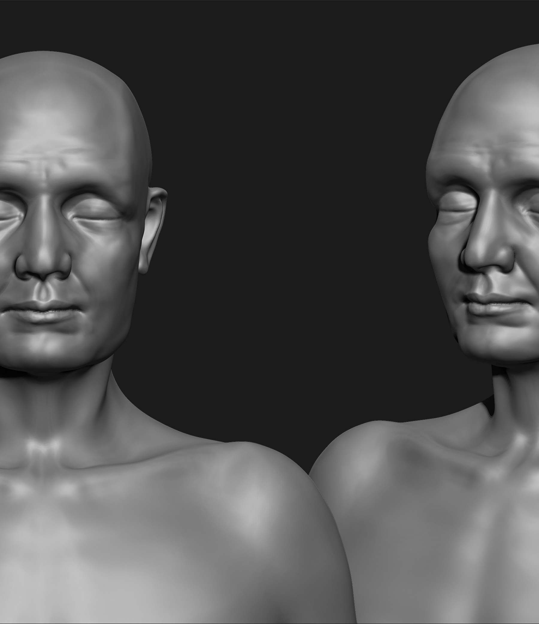 Male anatomy study - ZBrushCentral