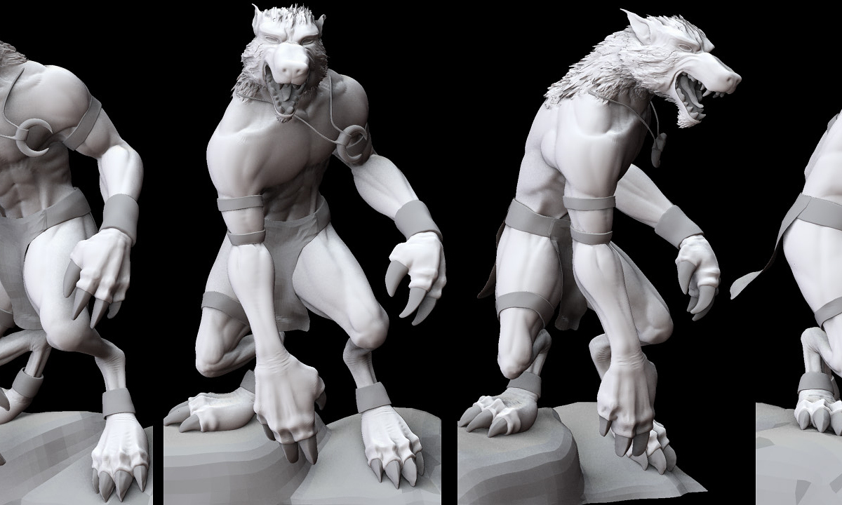 Wolfen warrior - WIP - ZBrushCentral