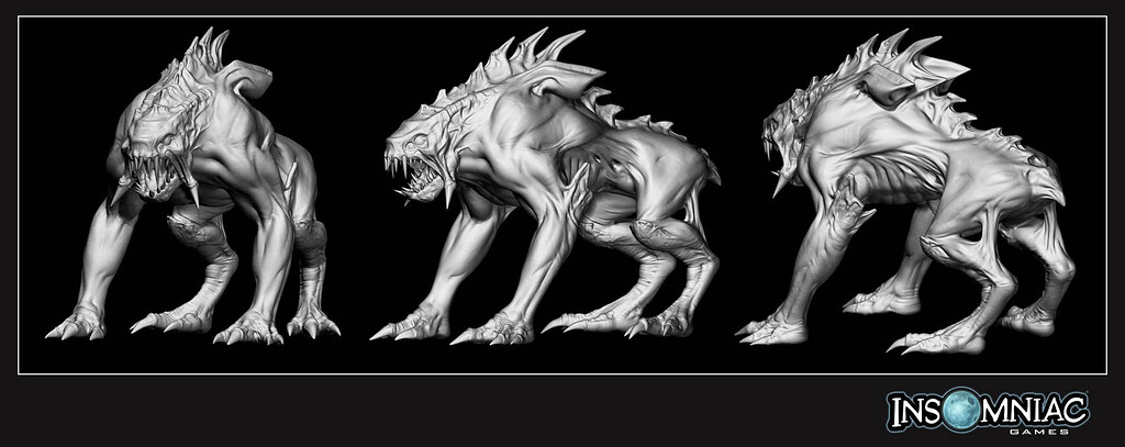 Resistance:Fall of Man creature - ZBrushCentral