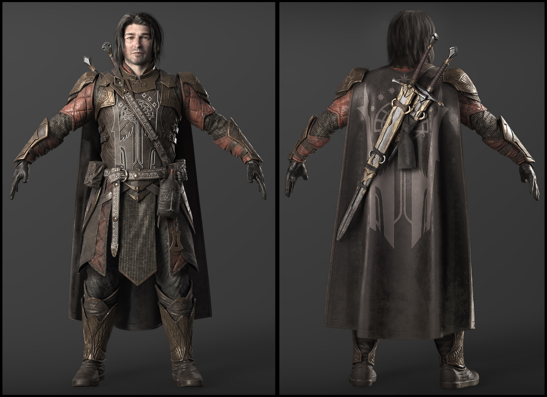 Middle-earth Talion fanart - ZBrushCentral