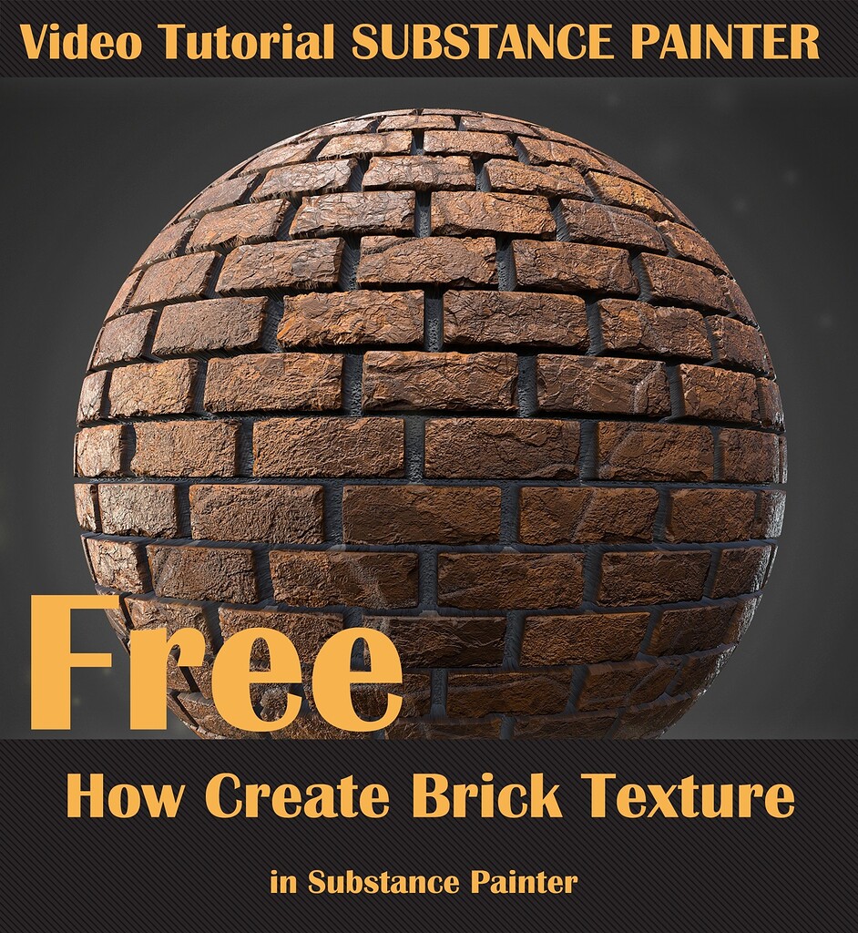 How Create Brick Texture in Substance Painter - ZBrushCentral