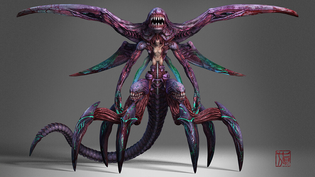 Claymore Monster - ZBrushCentral