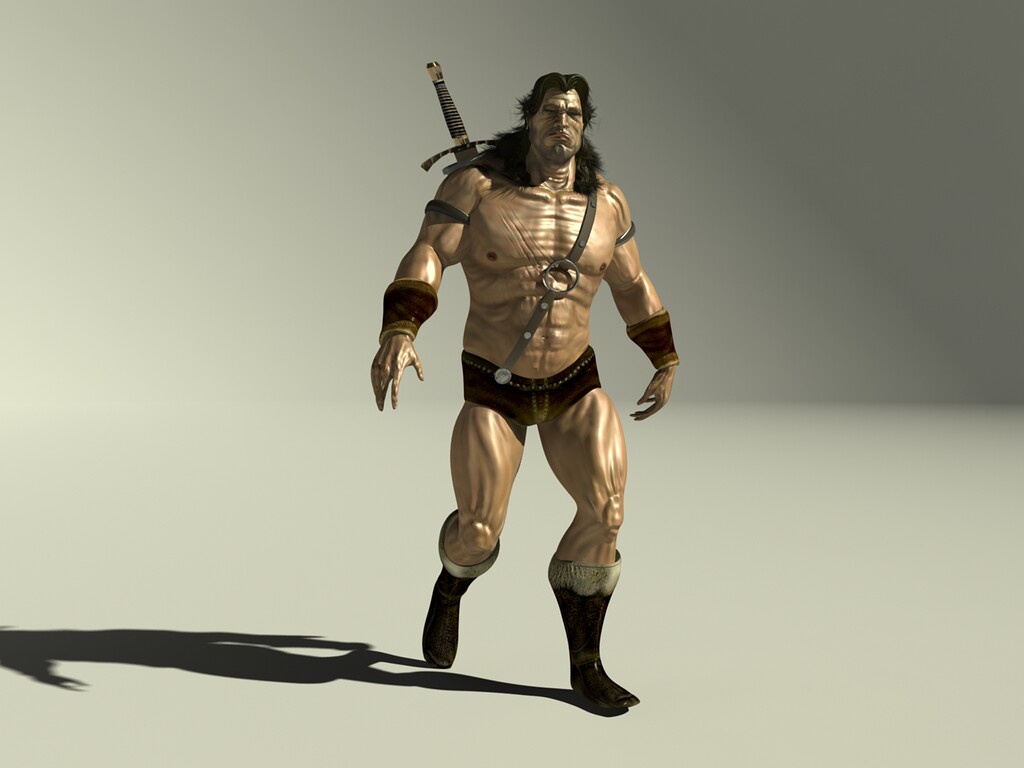 Barbarian (Animated Character Walkcycle) - ZBrushCentral
