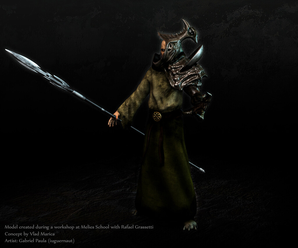 Demon Priest - ZBrushCentral