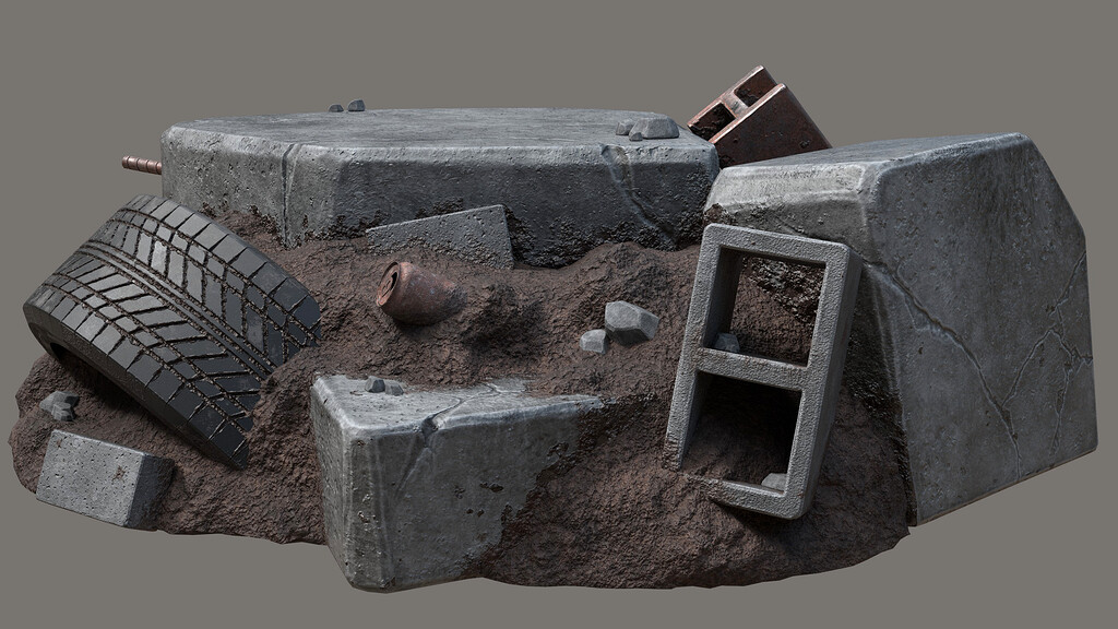 Stylized Environment Props - ZBrushCentral