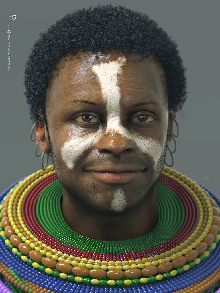 “AKWAS” – African Tribal CG Character by Surajit Sen - ZBrushCentral