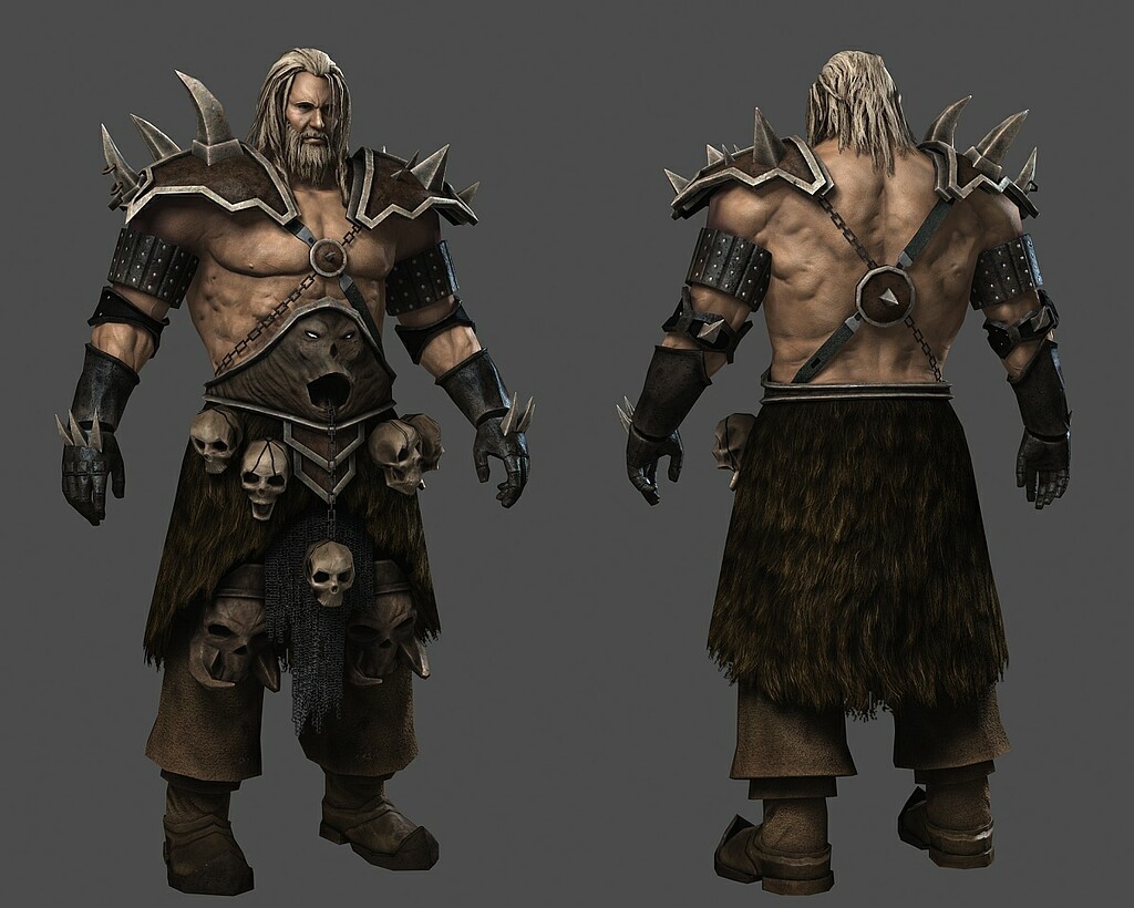 Character from Highlander the game. - ZBrushCentral