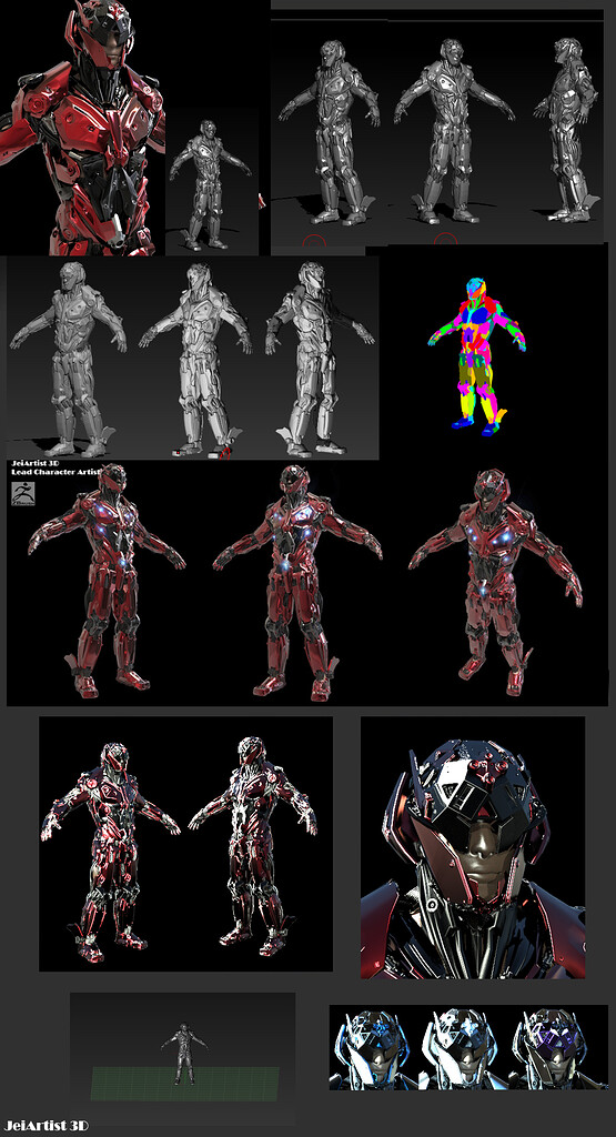 Character Cyborg Robotic Mech. - ZBrushCentral