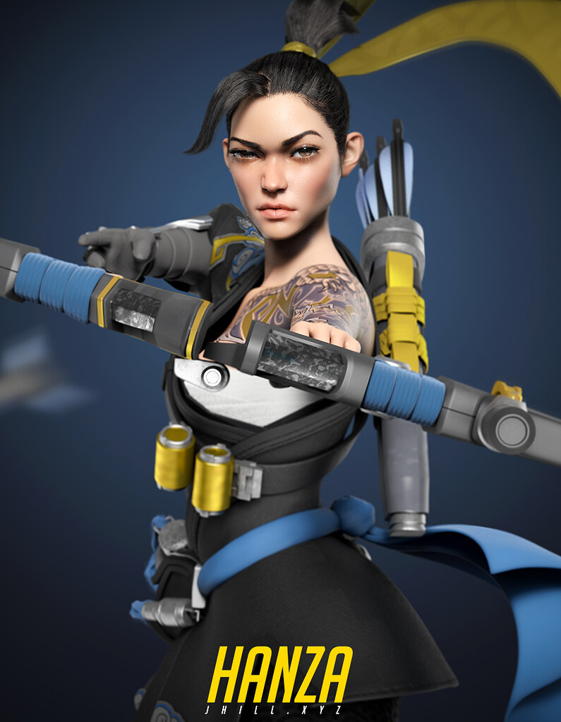 Hanza - Overwatch fan art - Breakdown - #24 by jhill - ZBrushCentral