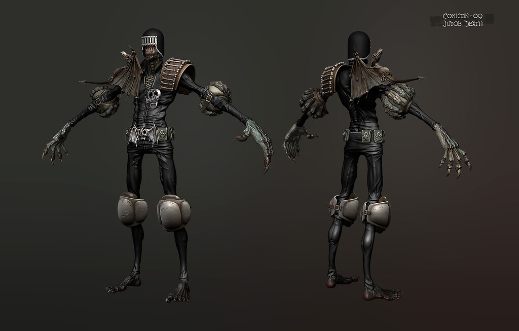 Judge Death - ZBrushCentral