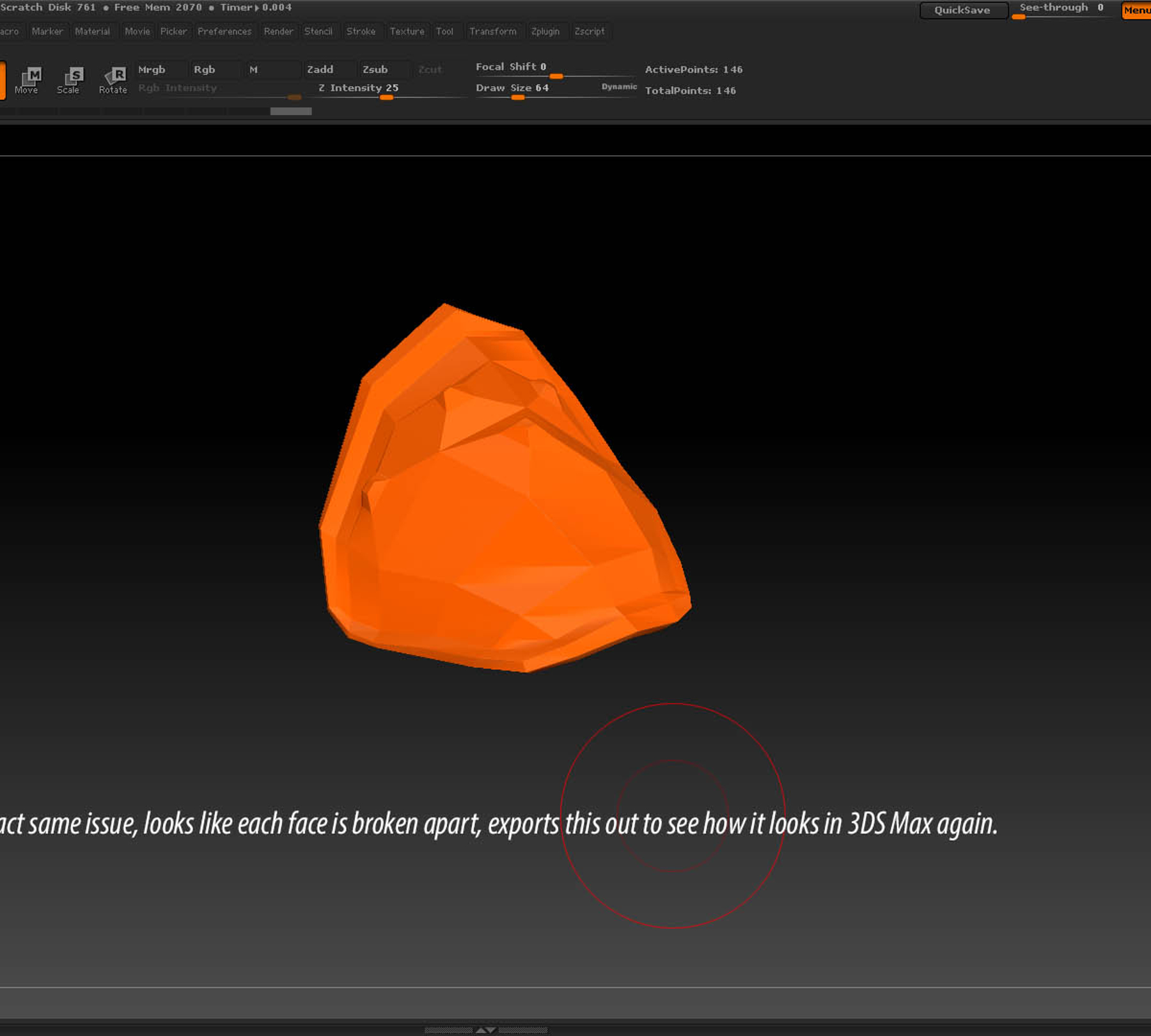 3DS Max seem to break all faces on OBJ Export - help - ZBrushCentral
