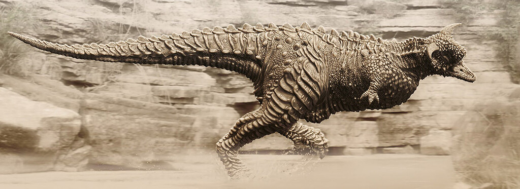 MEAT EATING BULL DINOSAUR: Carnotaurus Sastrei - ZBrushCentral