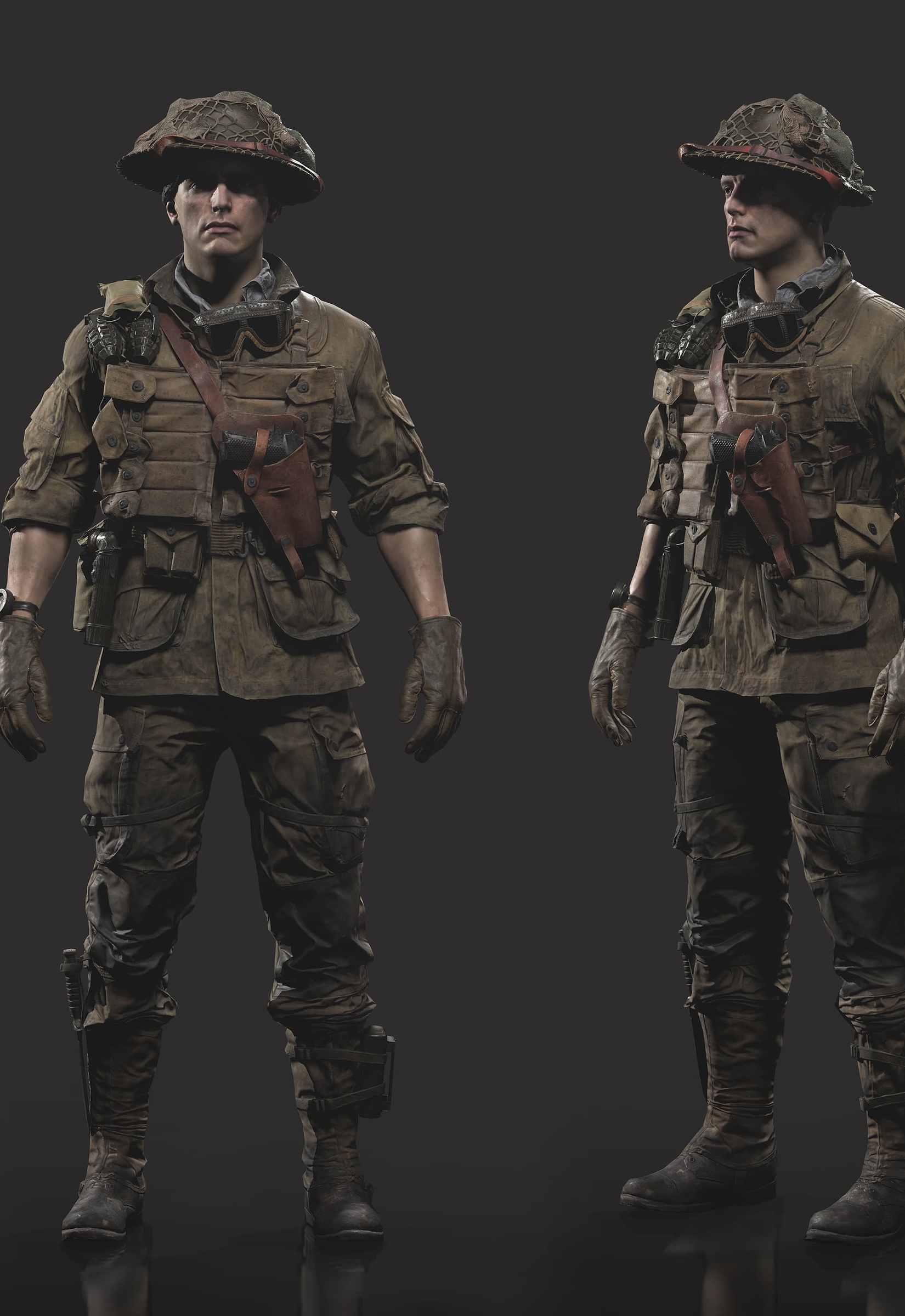 Battlefield V Character Art Dump - Rui Mu - ZBrushCentral