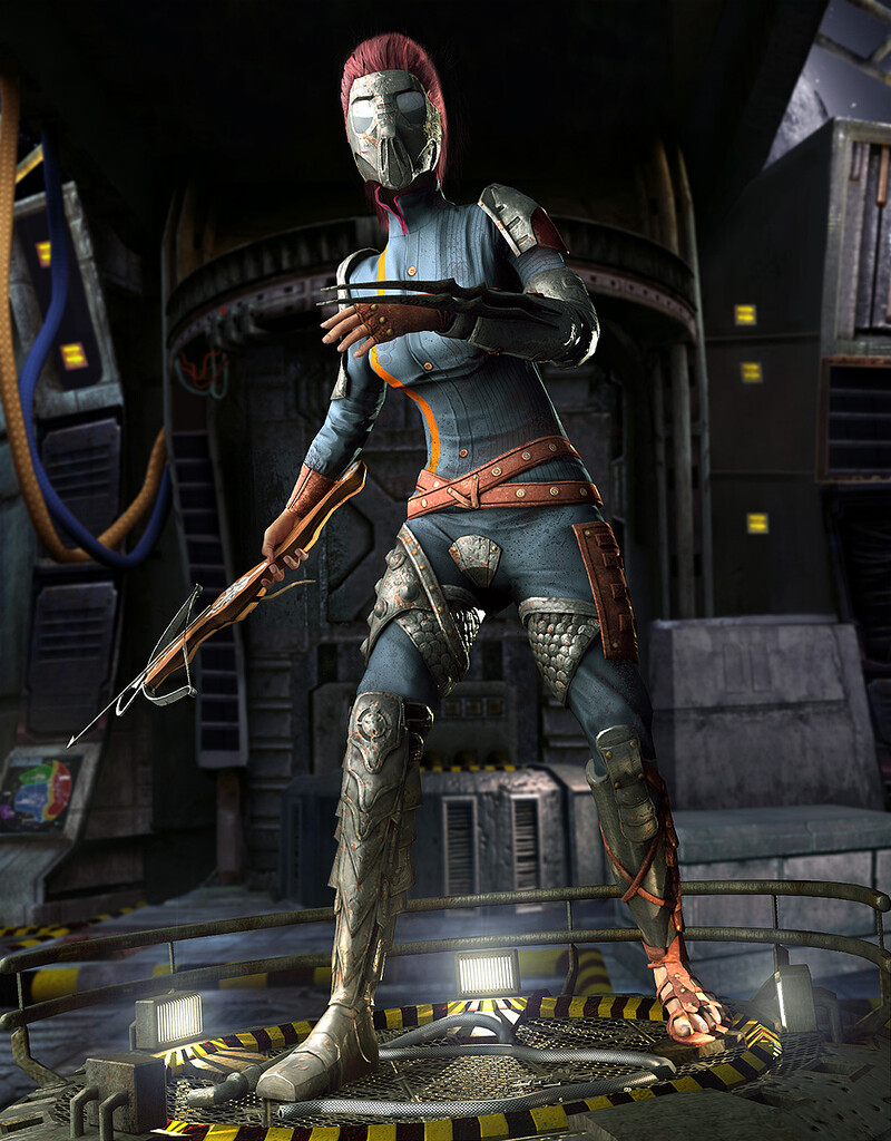 Post Apocalyptic Female Concept Character - ZBrushCentral