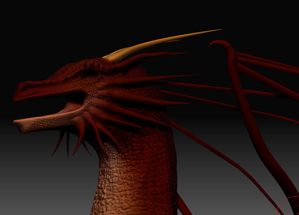 first model in Zbrush. A DRAGON, help. - ZBrushCentral