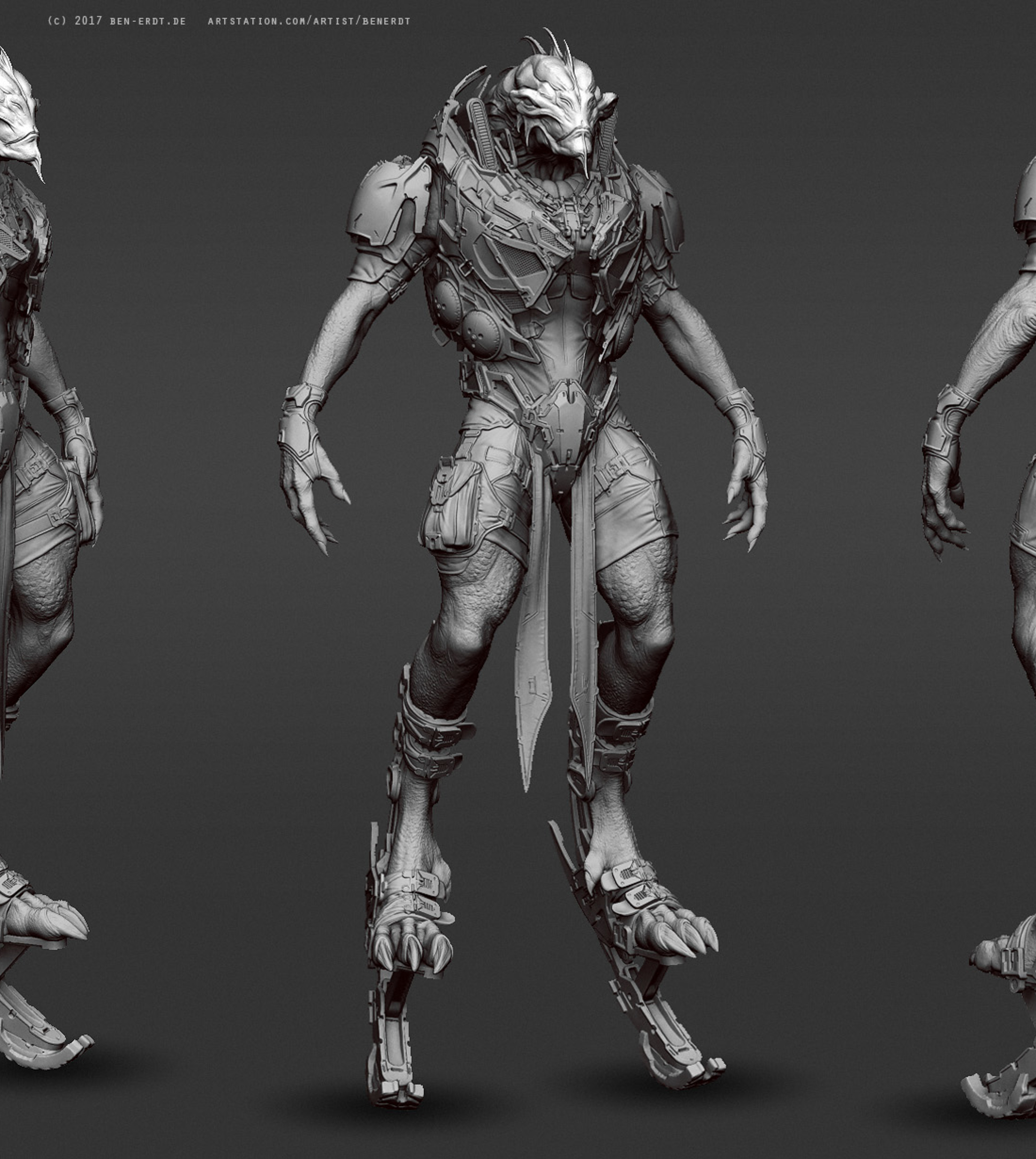 Alien Grenadier - ZBrushCentral