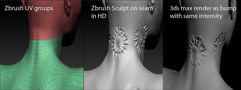 Diss maps from 2 groups have different intensities? - ZBrushCentral