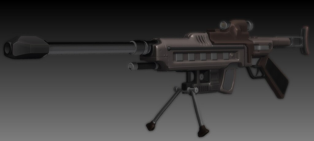Shadowbox Sniper Rifle for UT3 - ZBrushCentral