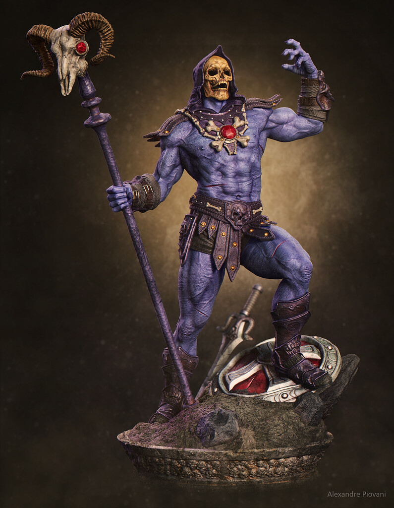 Skeletor / Keldor fan - ZBrushCentral