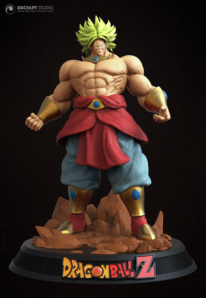 BROLY DRAGON BALL Z - 3D PRINTING PROJECT - ZBrushCentral