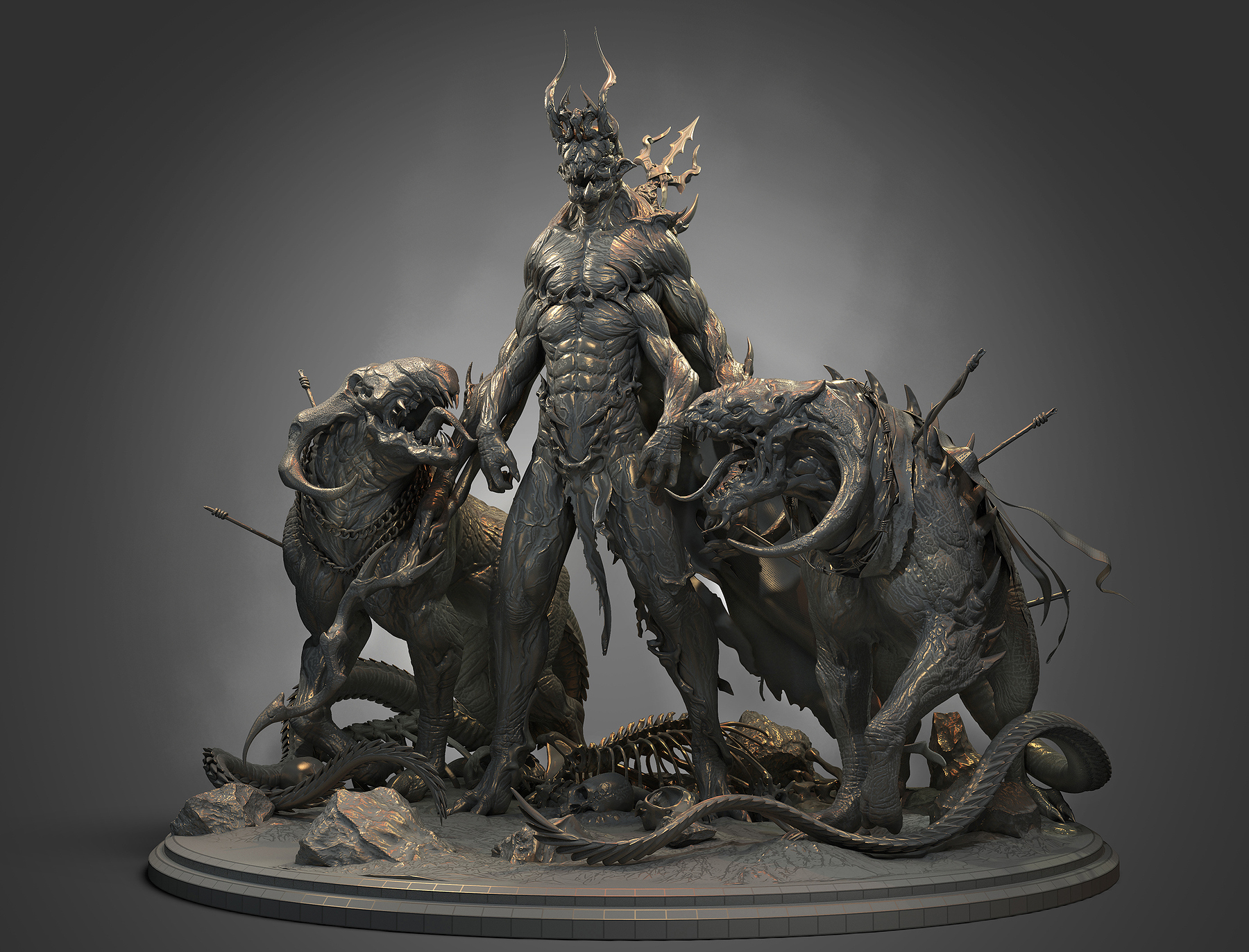 Aeshma ( the demon of wrath ) - ZBrushCentral