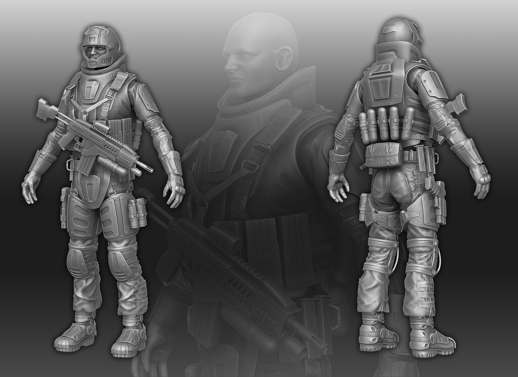 Hero Soldier Concept WIP - ZBrushCentral
