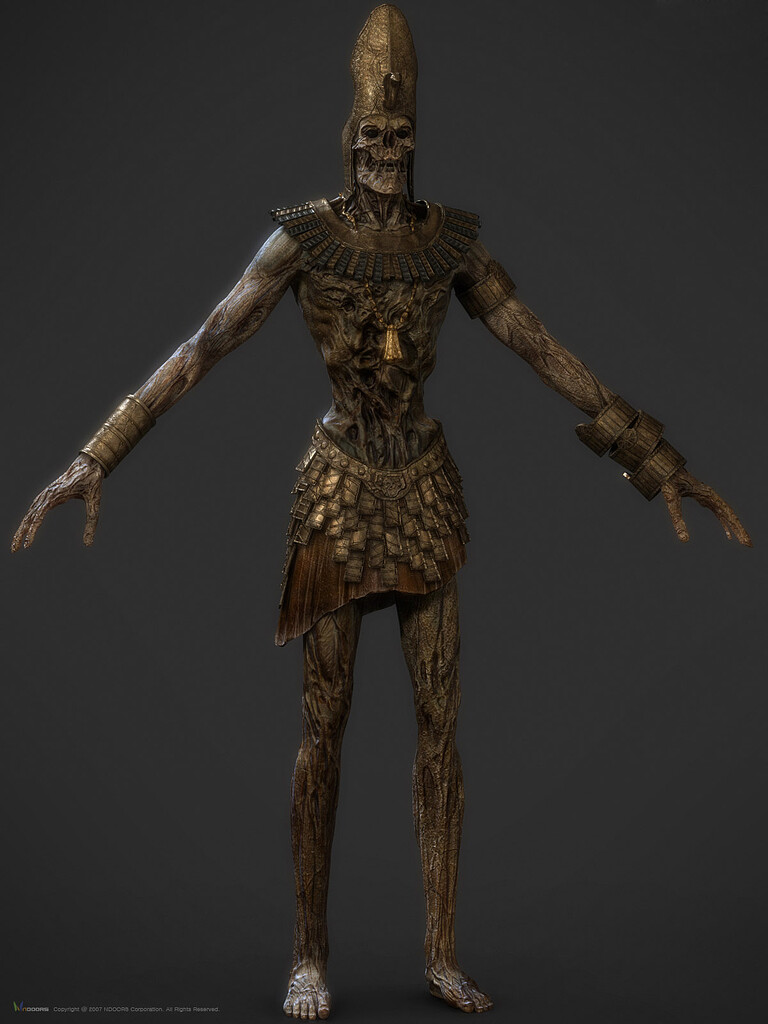 Atlantica - Gigantic egyptian zombie (Boss) - ZBrushCentral
