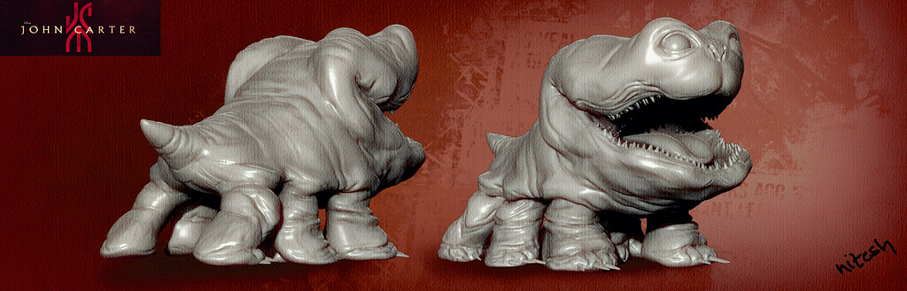 Woola (John Carter ) - ZBrushCentral