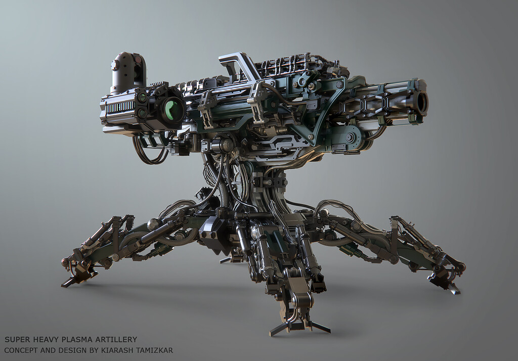 SUPER HEAVY PLASMA ARTILLERY - ZBrushCentral