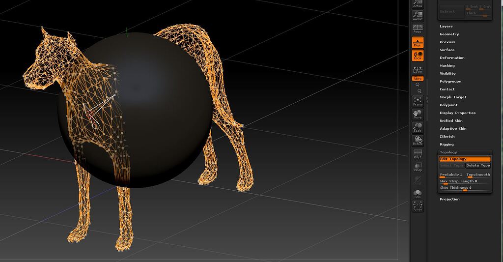 Retopo Anomaly - ZBrushCentral