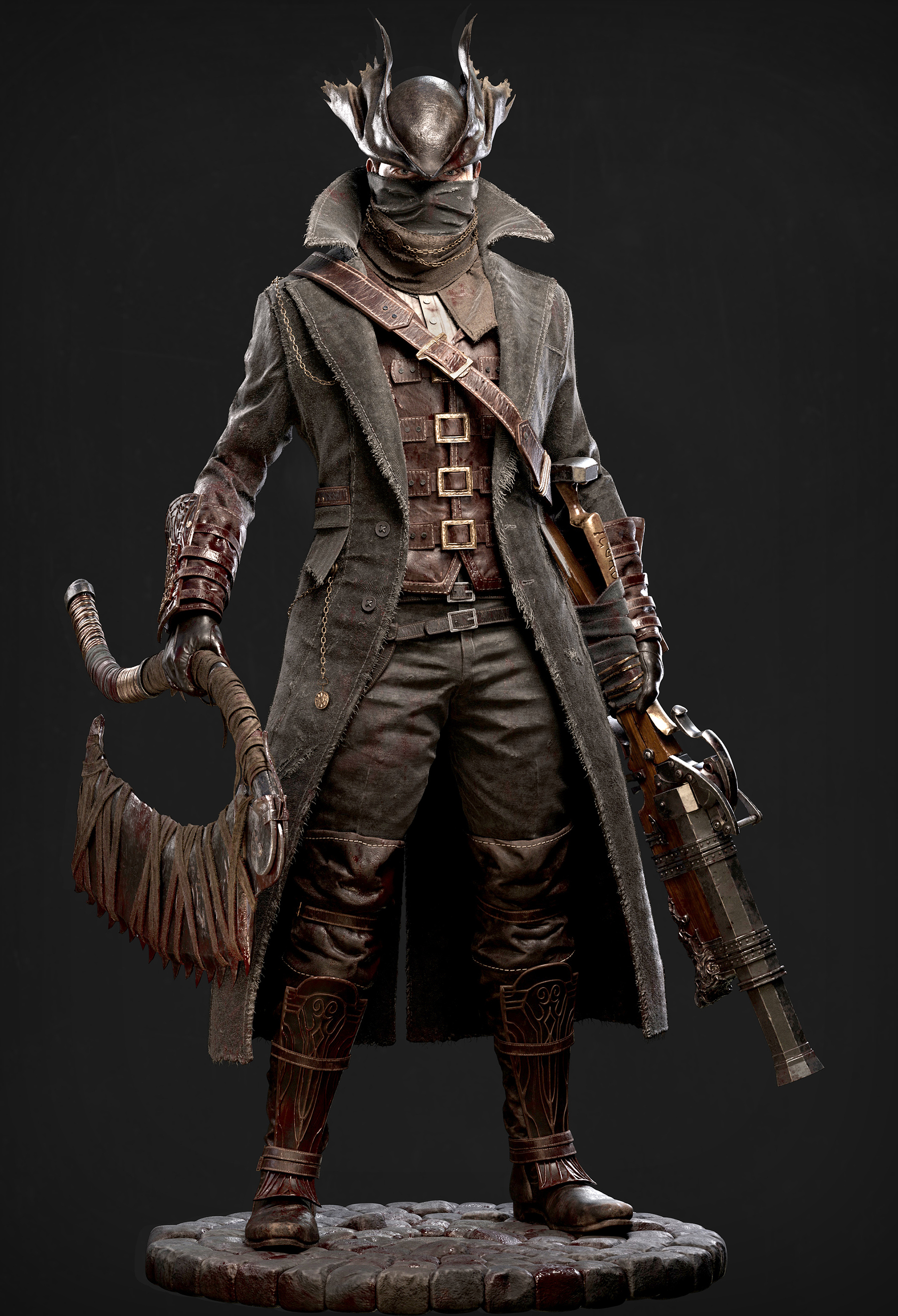 Hunter-Bloodborne - ZBrushCentral
