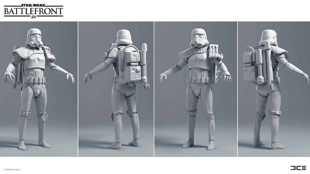 Star Wars Battlefront Character Art Dump - Björn Arvidsson - ZBrushCentral