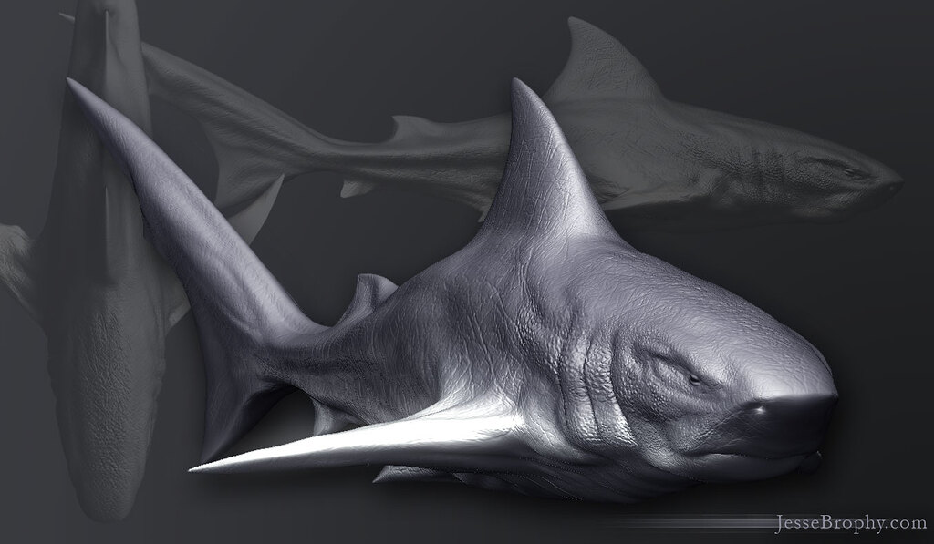 Styalized Shark WIP - ZBrushCentral