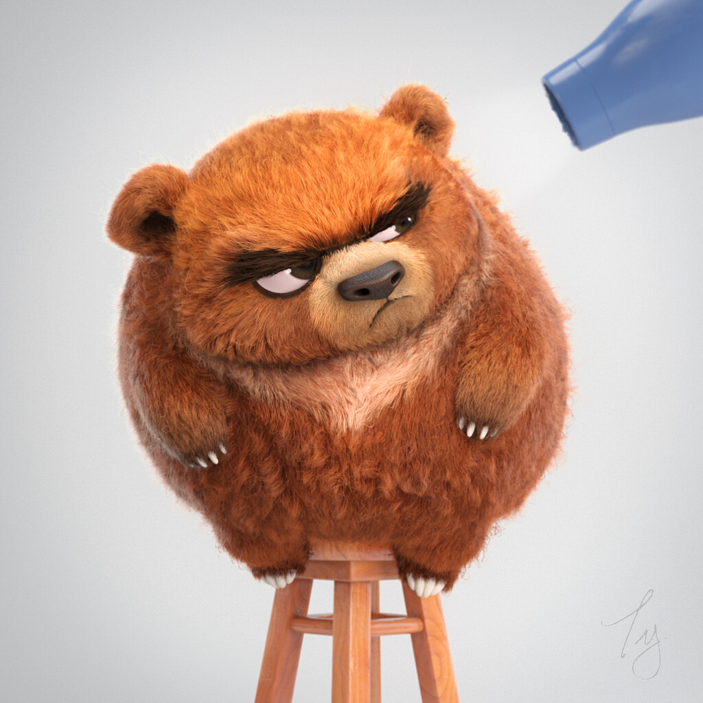 Frizzly Bear - ZBrushCentral