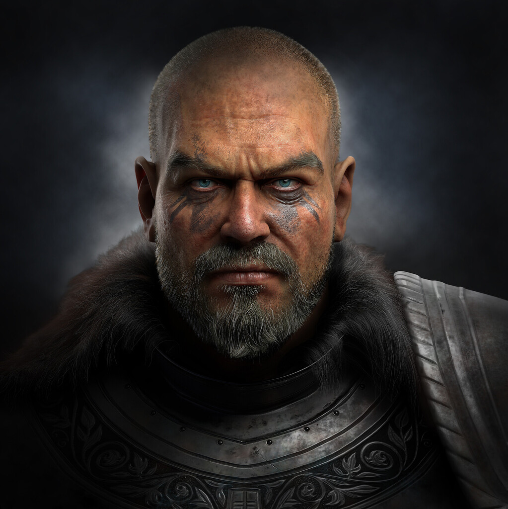 Warrior character Render - ZBrushCentral