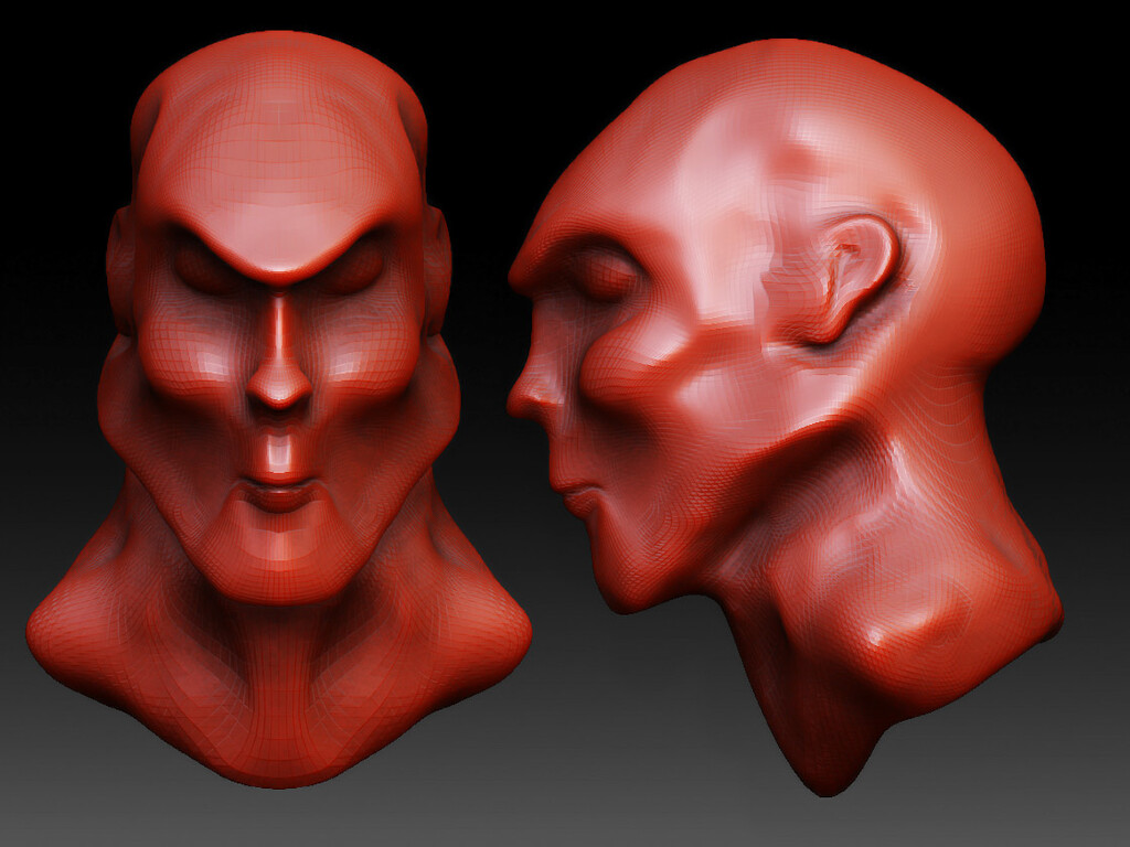 "Brute" -Exaggerated Head- First Sculpt! Yay! - ZBrushCentral