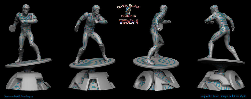 Tron Statue - ZBrushCentral